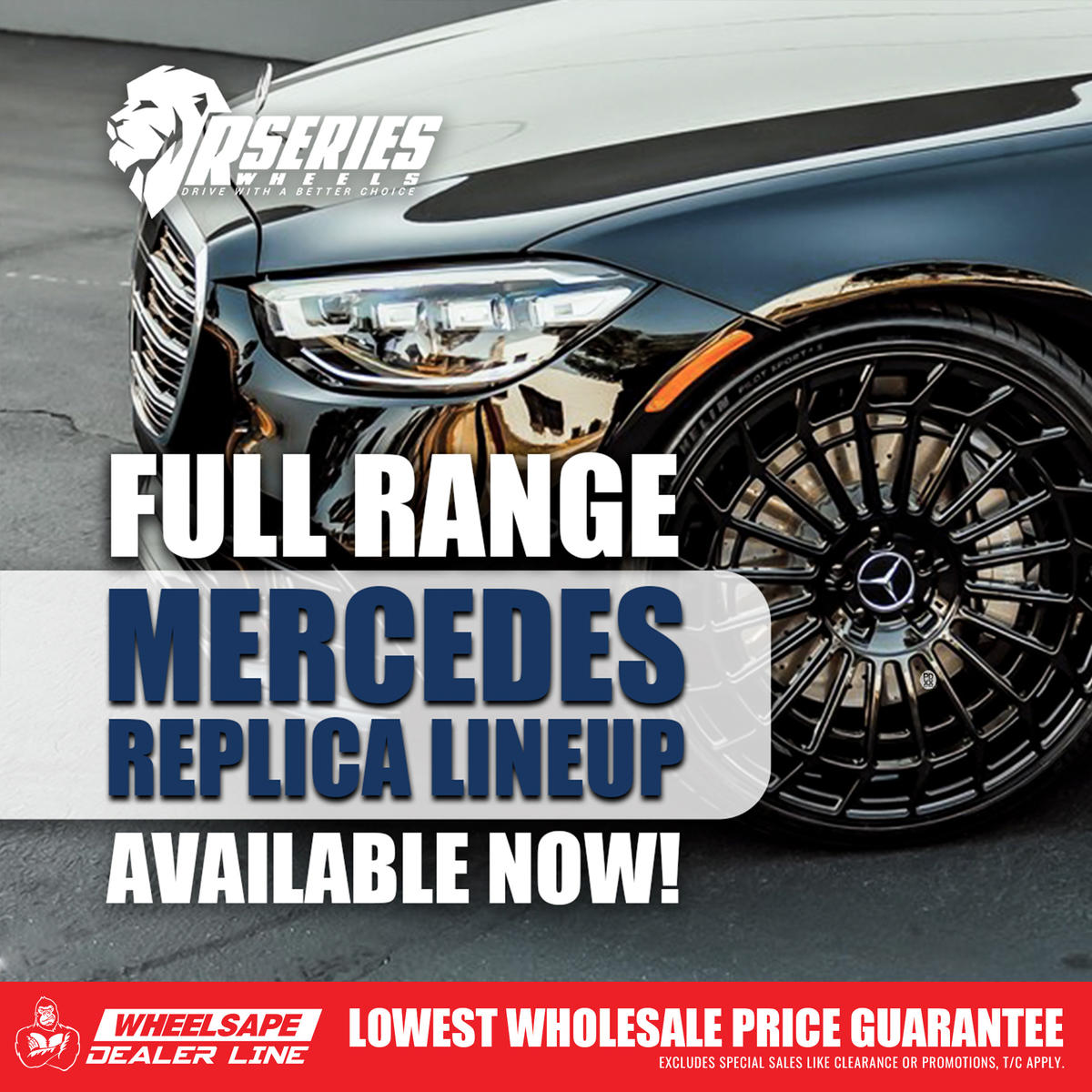 WheelsAPE Brings the Full Mercedes Replica Wheel Lineup! – WHEELSAPE ...