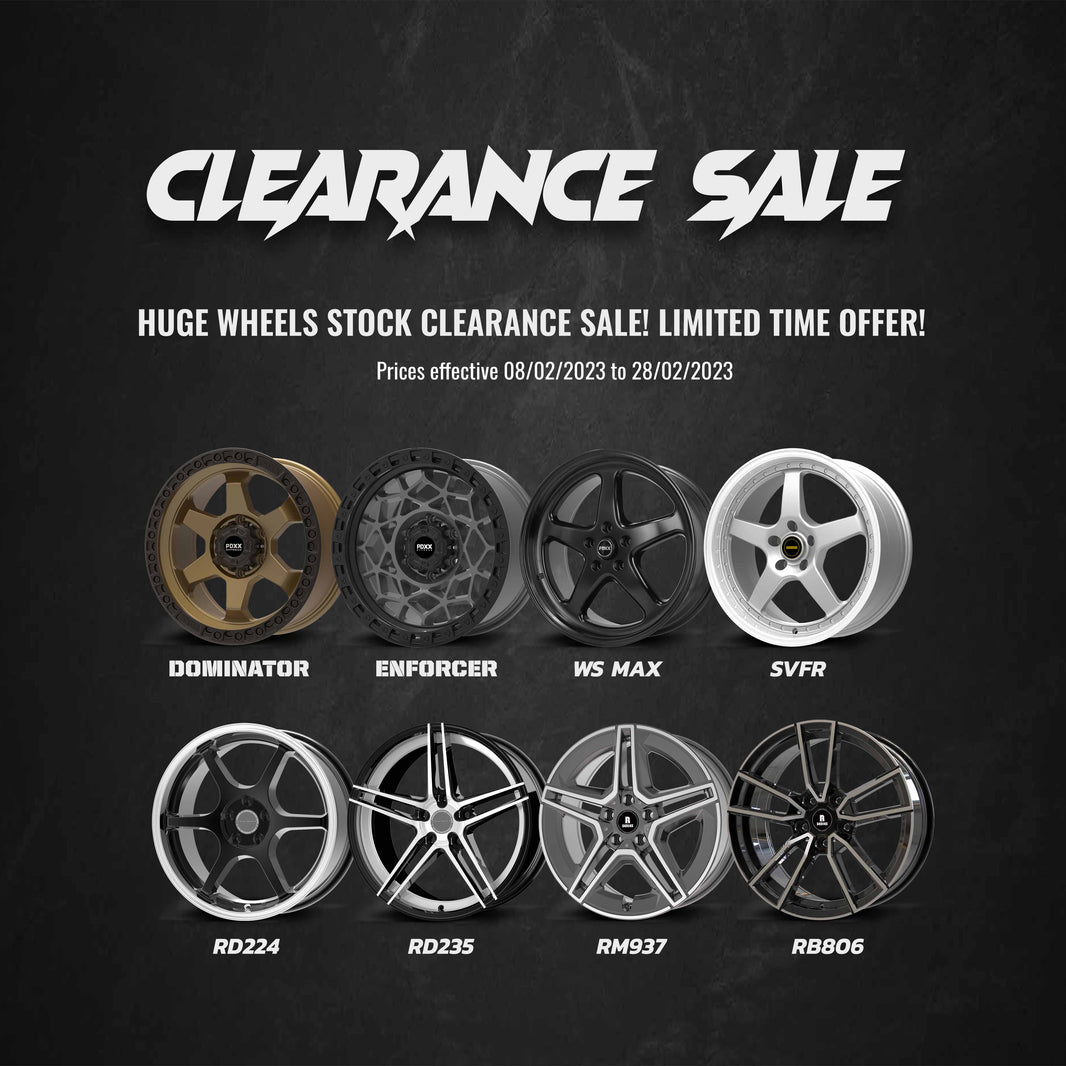 Huge Wheels Stock Clearance Sale! Limited Time Offer! – WHEELSAPE AUSTRALIA