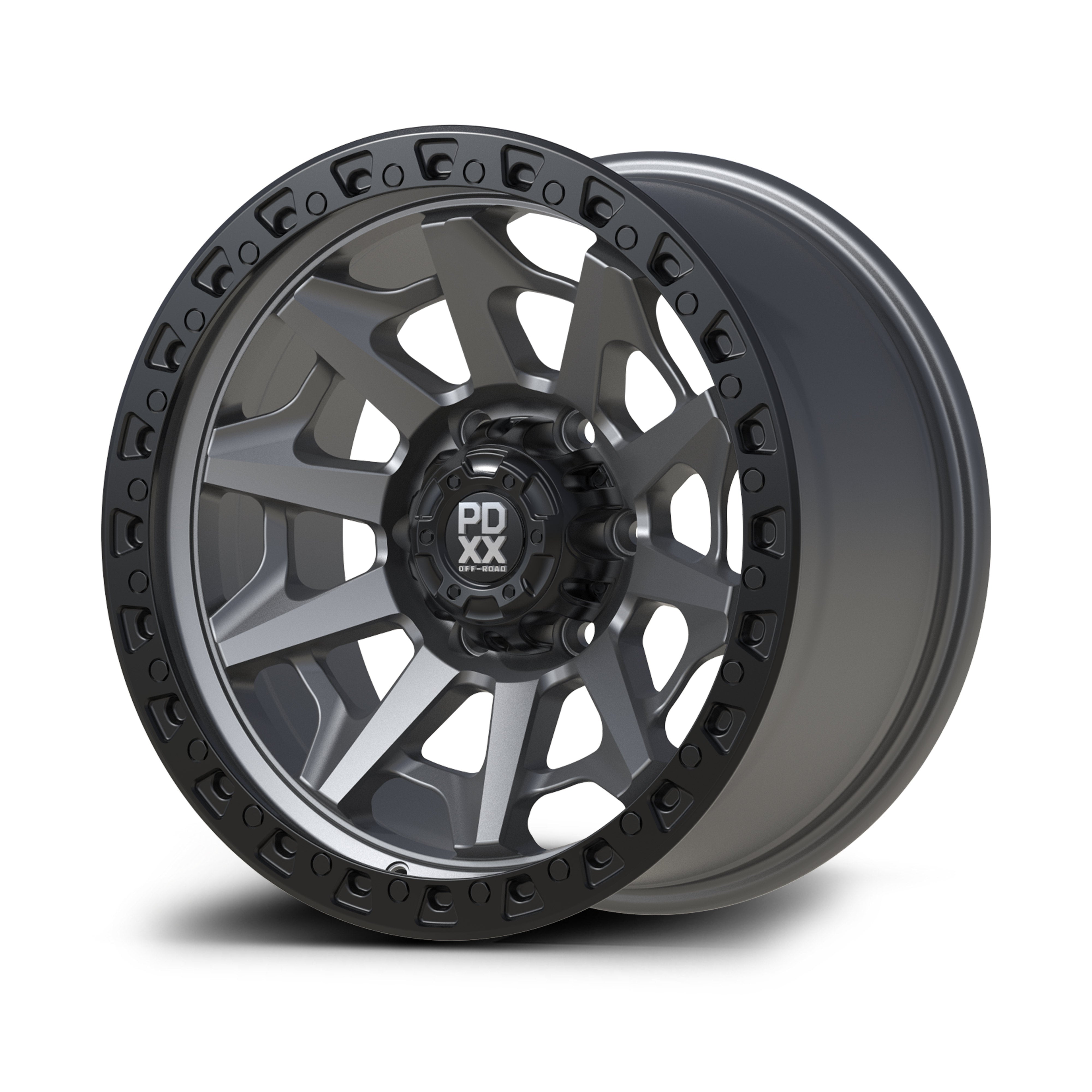 VIKING 17" - Satin Gunmetal w/ Black Ring – WHEELSAPE AUSTRALIA